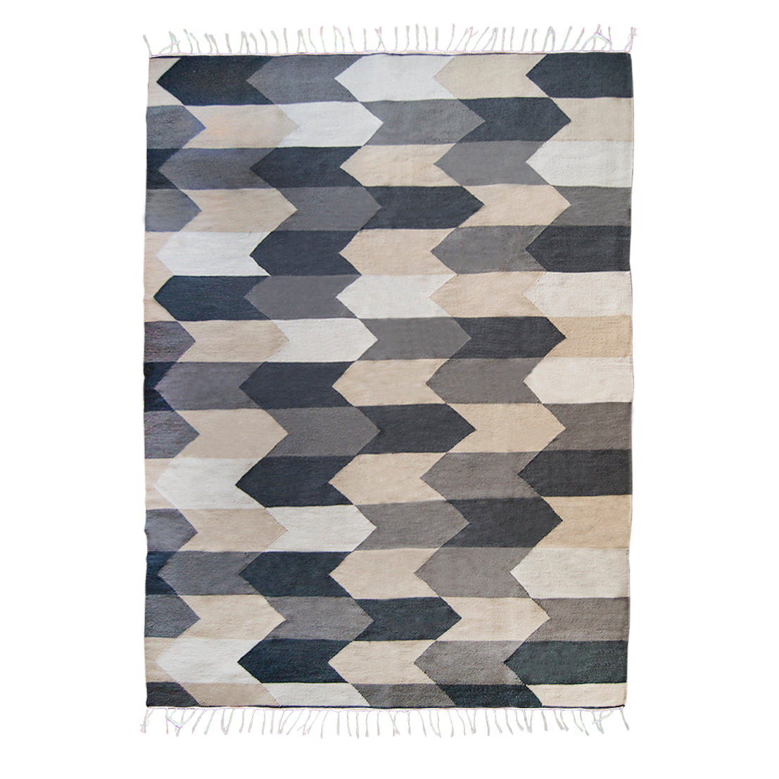 Neutral Chevron Rug – kiliim International